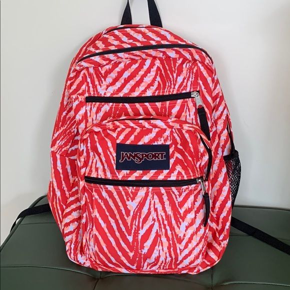Jansport | Bags | Jansport Red And White Backpack | Poshmark